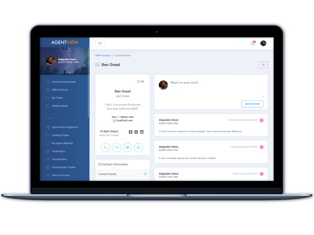 AGENTVIEW | CRM for Real Estate Brokers & Real Estate Agents ...
